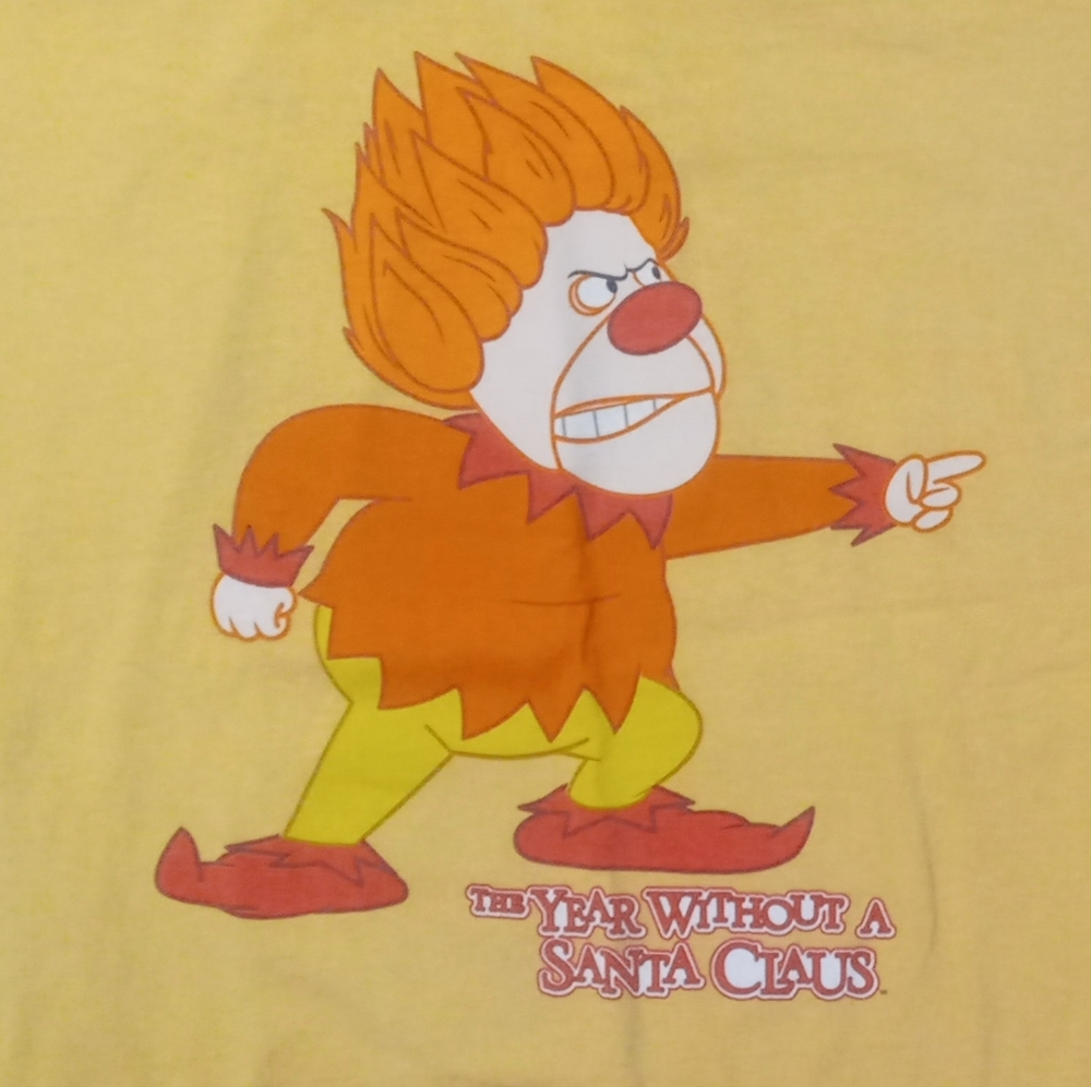 Vintage Christmas Mr Heat Miser T Shirt Santa - Gem